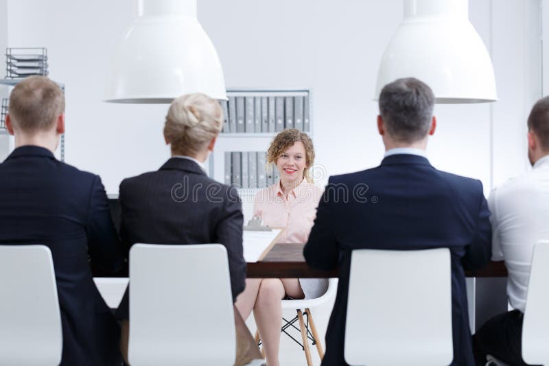 Woman searching for a job stock image. Image of resources - 96088631