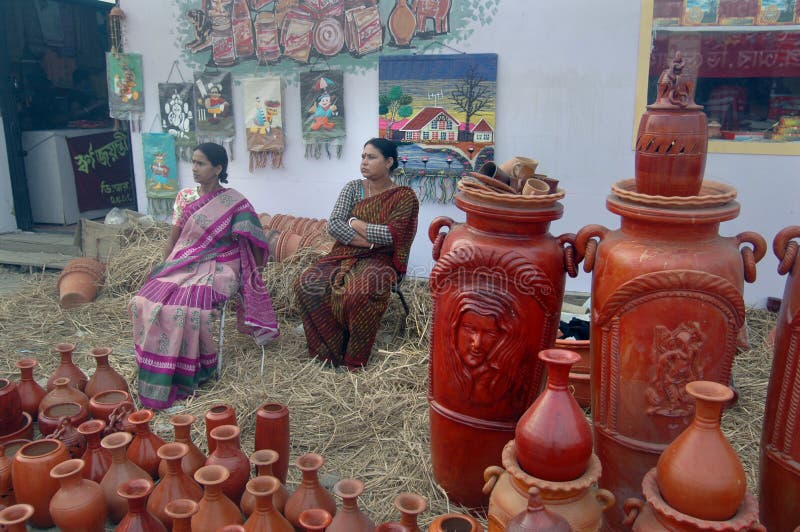 Woman selling in fair editorial stock image. Image of decoration - 20680159