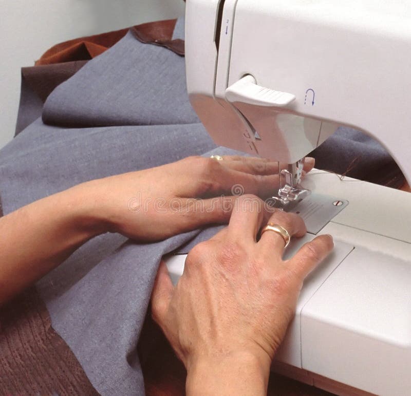 Woman Sewing stock photo. Image of craft, wife, arts, maker - 4443406