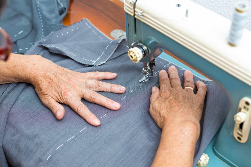 Hand quilting stock photo. Image of handcrafted, cloth - 3350086