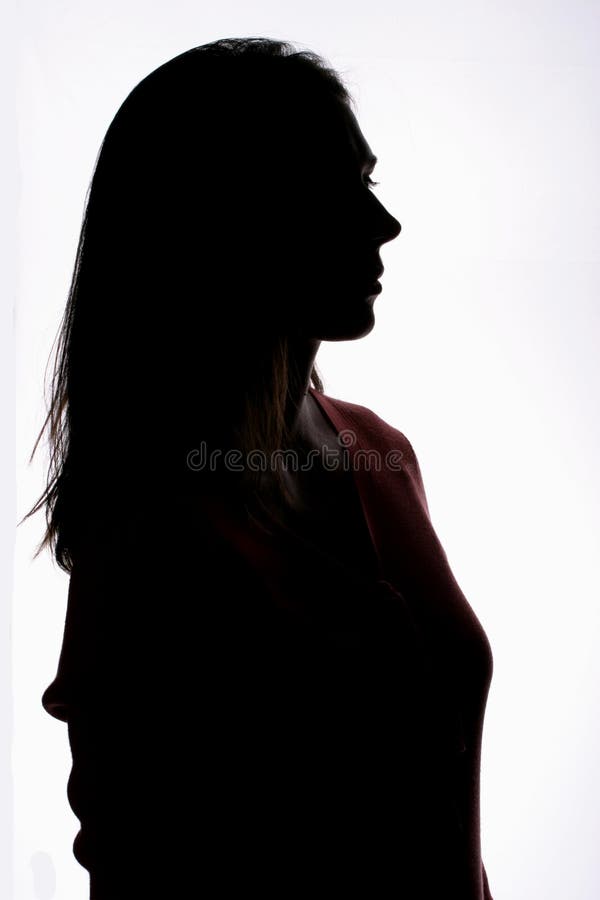 Woman Shadow stock illustration. Illustration of isolated - 56763