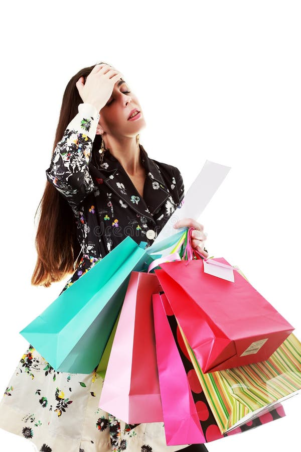 Woman shocking stock photo. Image of credit, depressed - 51888596