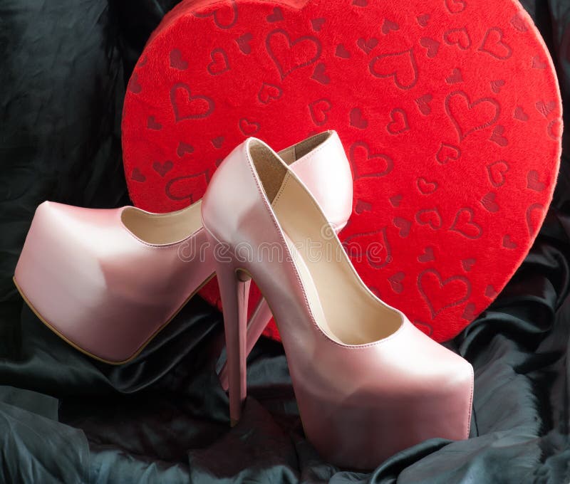 Woman shoes stock image. Image of femininity, night, beautiful - 49164839