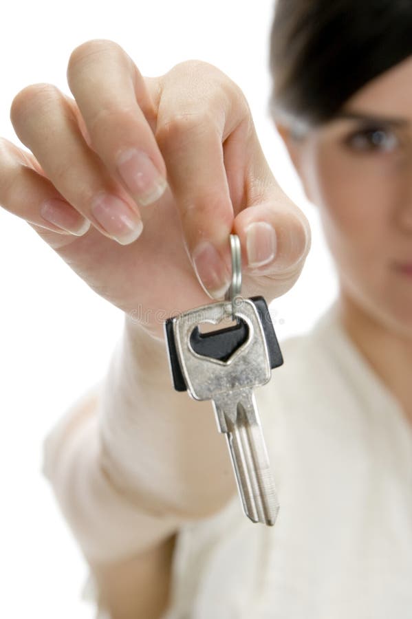 Businessman hand with keys stock image. Image of holding - 8782201