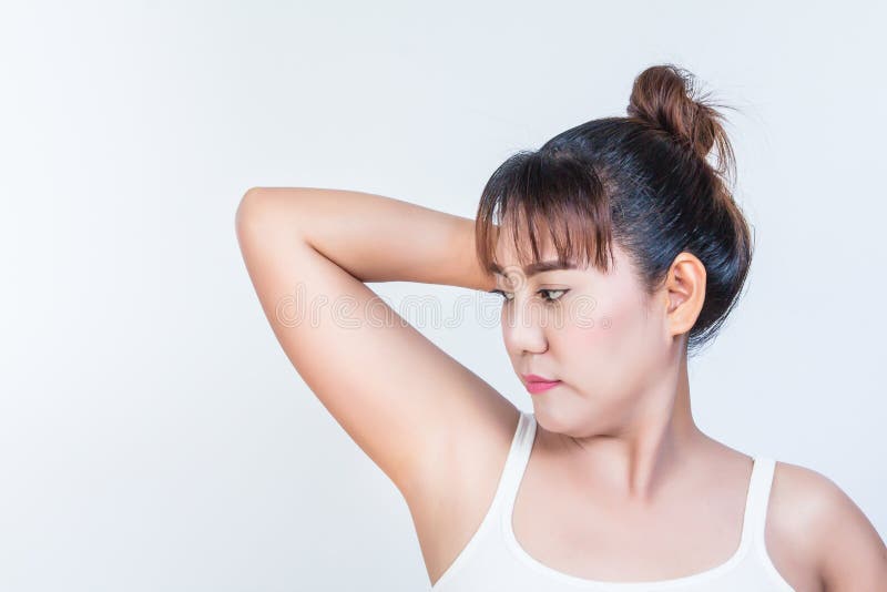Woman showing underarms stock image. Image of adult, underwear - 92057833