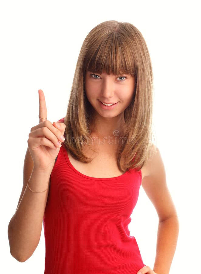 Index Finger Touching Lock Icon In Cloud Network Stock Image - Image of ...