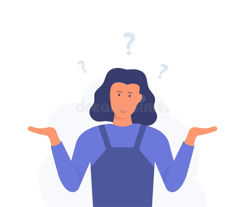 People Shrugging Outline Stock Illustrations – 15 People Shrugging ...