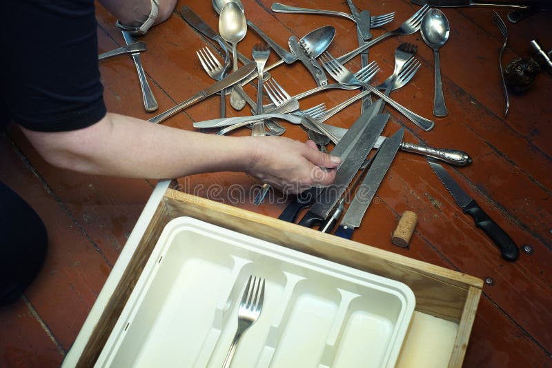 Messy Silverware Drawer Stock Photos - Free & Royalty-Free Stock Photos ...