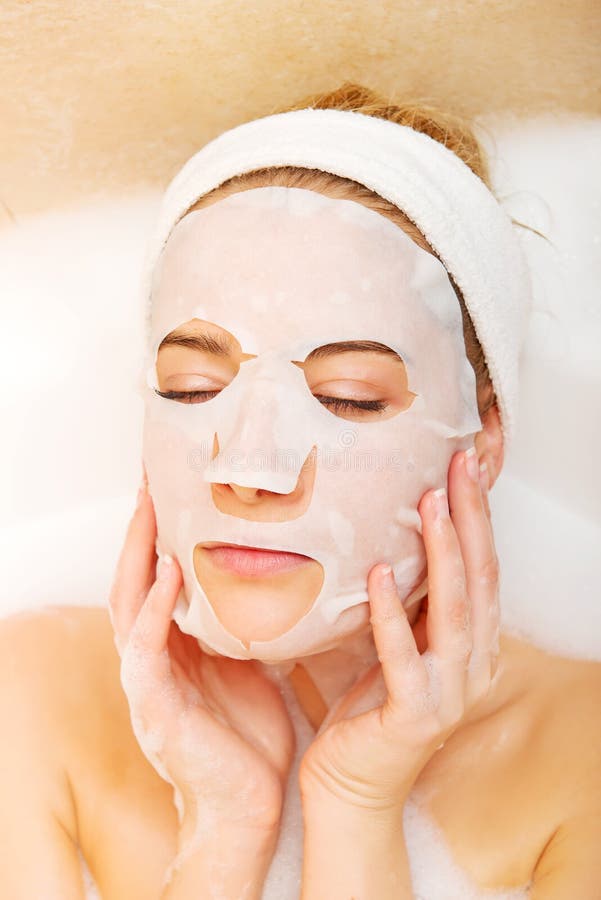 152 Woman Face Mask Bubble Bath Stock Photos - Free & Royalty-Free ...