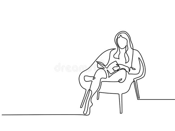 Beautiful Woman Sitting Chair Stock Illustrations 5 666 Beautiful