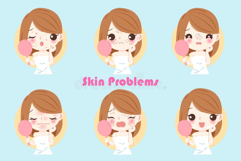 Dry Skin Problem Cartoon Stock Illustrations – 428 Dry Skin Problem ...