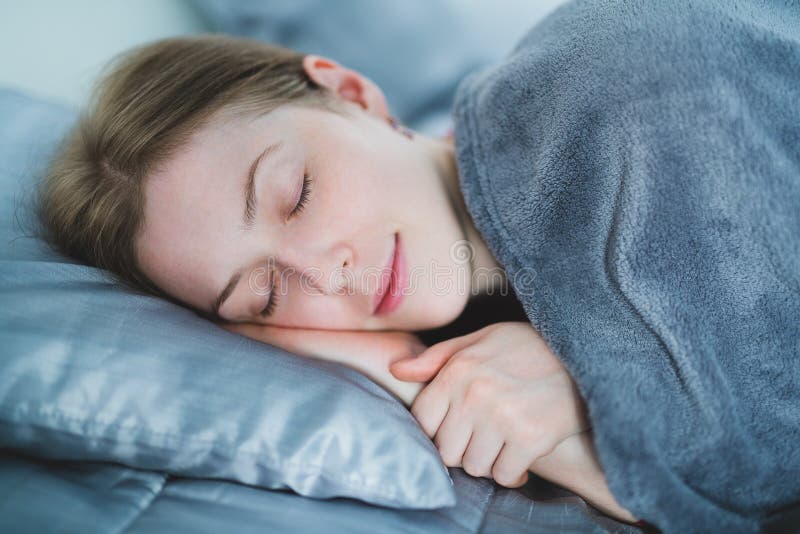 Sleeping woman face stock image. Image of beauty, relaxing - 2704335