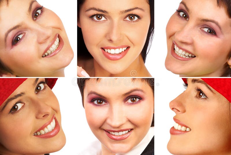 Woman smile stock photo. Image of young, girls, girl, smiling - 1066898