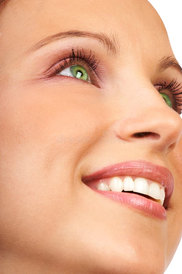 Woman smile stock photo. Image of young, girls, girl, smiling - 1066898