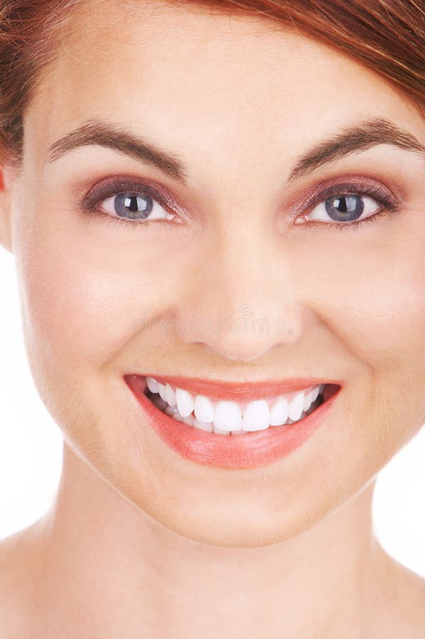 Smiling Woman Mouth with Great Teeth. Stock Photo - Image of mouth ...