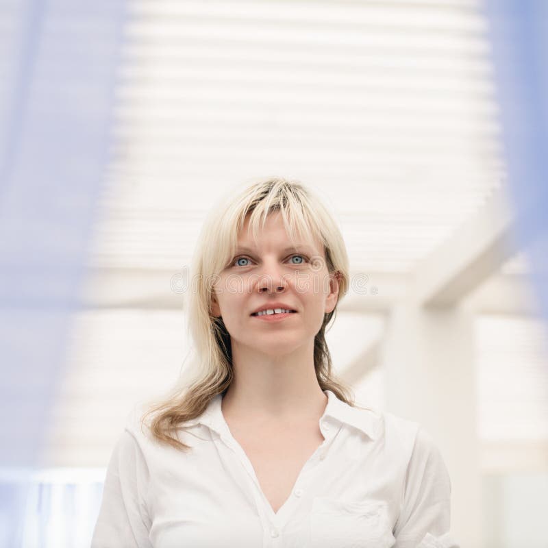 Woman soft portrait stock image. Image of thoughtful - 42228401