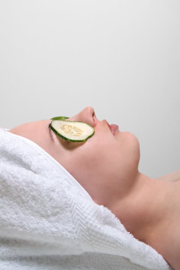Woman at Spa 1 stock image. Image of facial, relaxation - 1391877