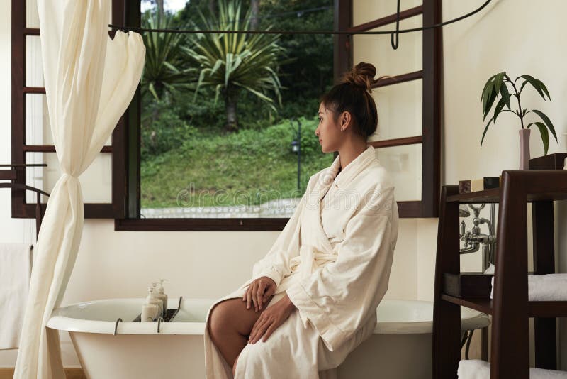 Woman at spa stock photo. Image of people, enjoying - 118560974