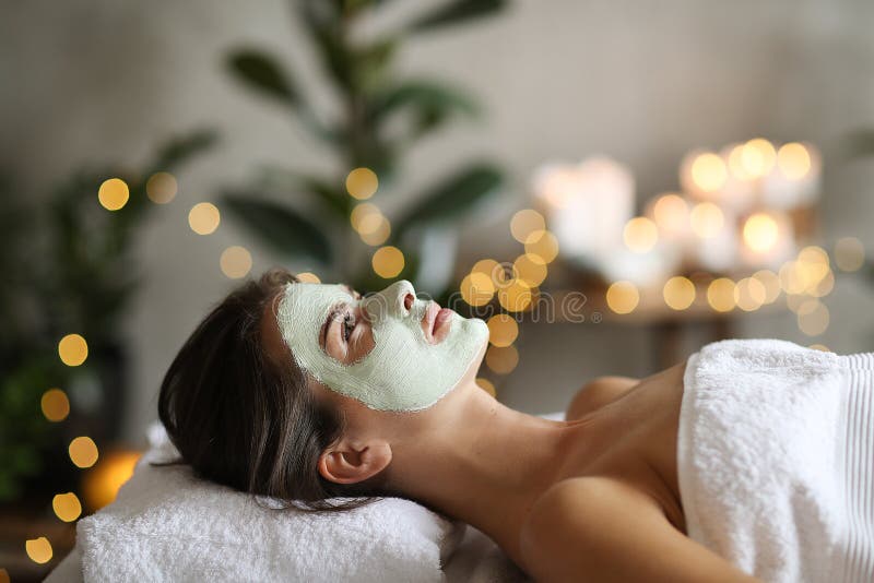 Woman in spa stock photo. Image of healthy, attractive - 114557314