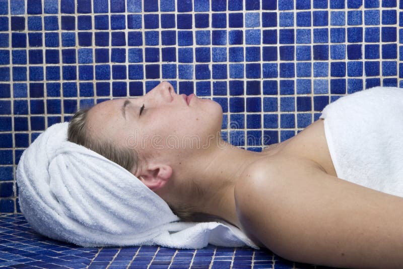 Woman at spa stock image. Image of sauna, face, care - 32436181