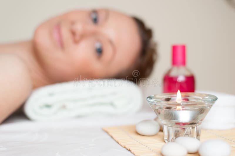 Woman Spa Relax stock image. Image of eyes, clean, girl - 38244703