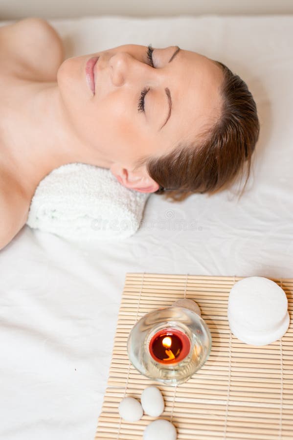 Woman Spa Relax stock photo. Image of fresh, healthcare - 40020586