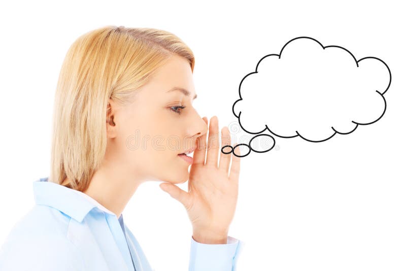 Woman speaking stock image. Image of happy, face, people - 39905541