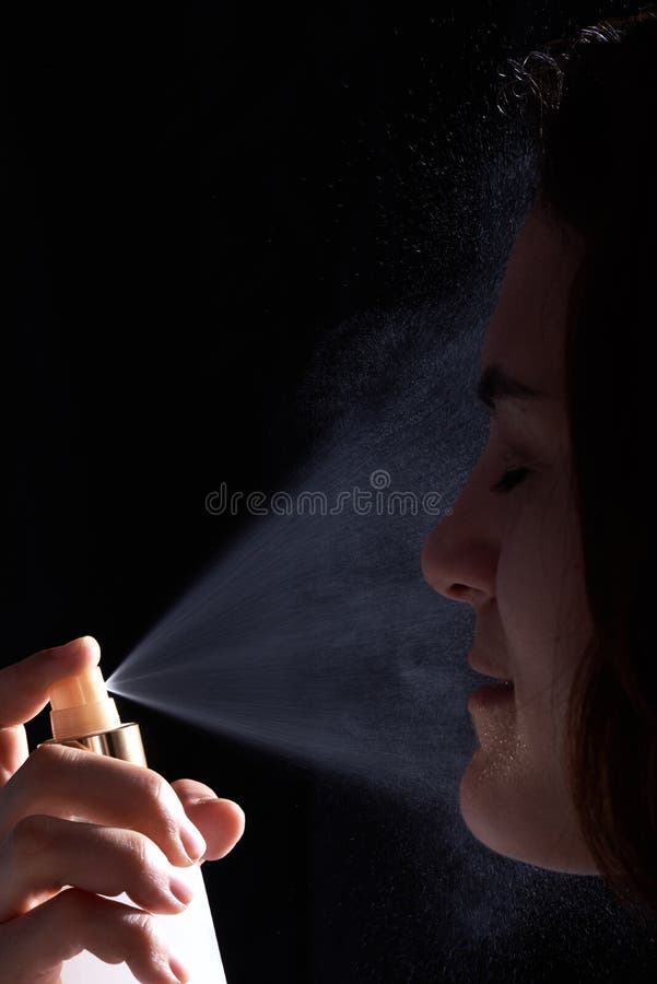 Woman spray body stock image. Image of person, femininity - 70192107