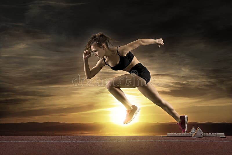 Starting blocks stock image. Image of starting, start - 2349479