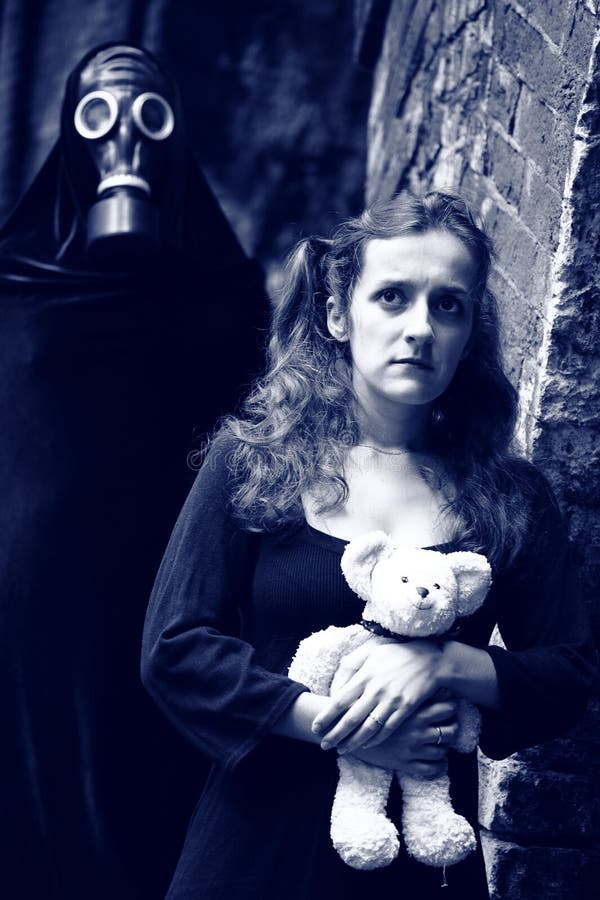 Woman and stalker stock photo. Image of human, women - 20901946