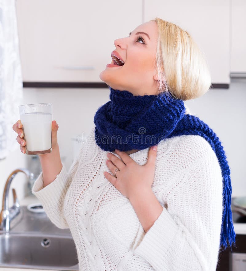 Woman Standing Gargle Solution Stock Photos - Free & Royalty-Free Stock ...