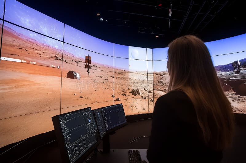 Mars Simulation Habitat Laboratory for Experiments Stock Image - Image ...