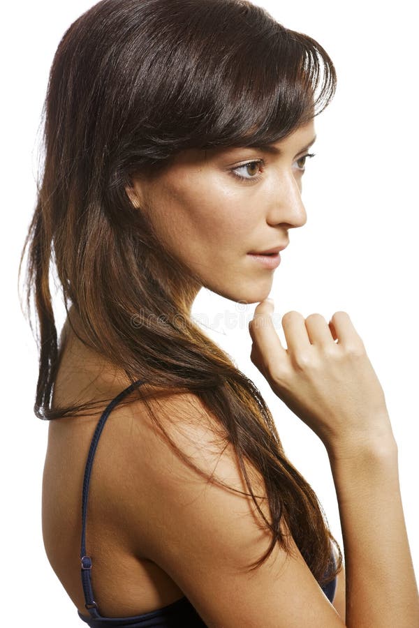 Stern Expression on the Face of a Common Ostrich Stock Image - Image of ...