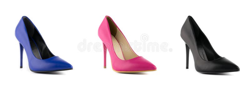 Woman Stiletto High Heel Shoes Stock Photo - Image of heel, colorful ...