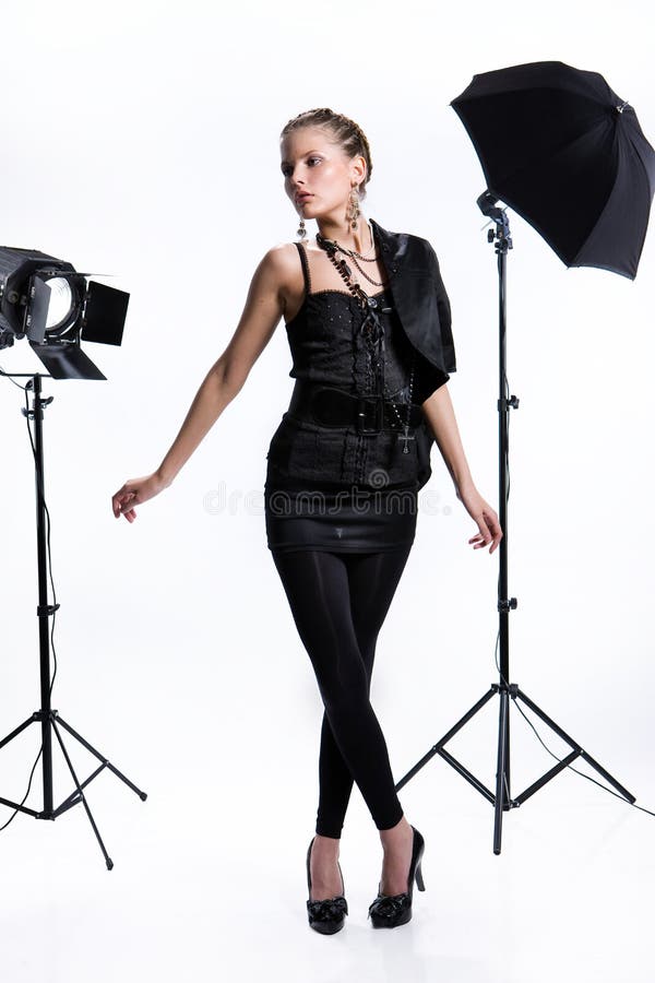 Young Woman with Flowers stock image. Image of adult - 12692025