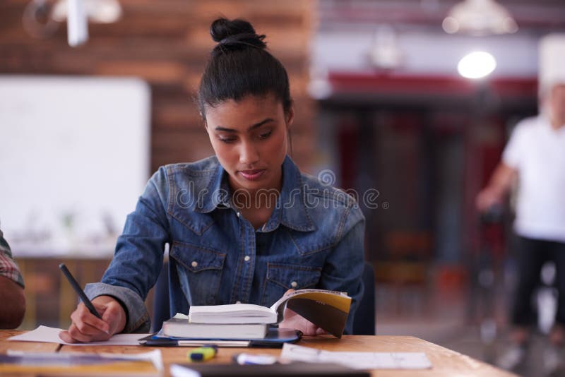 Woman, Study and Book for Knowledge at College, Education and Student ...