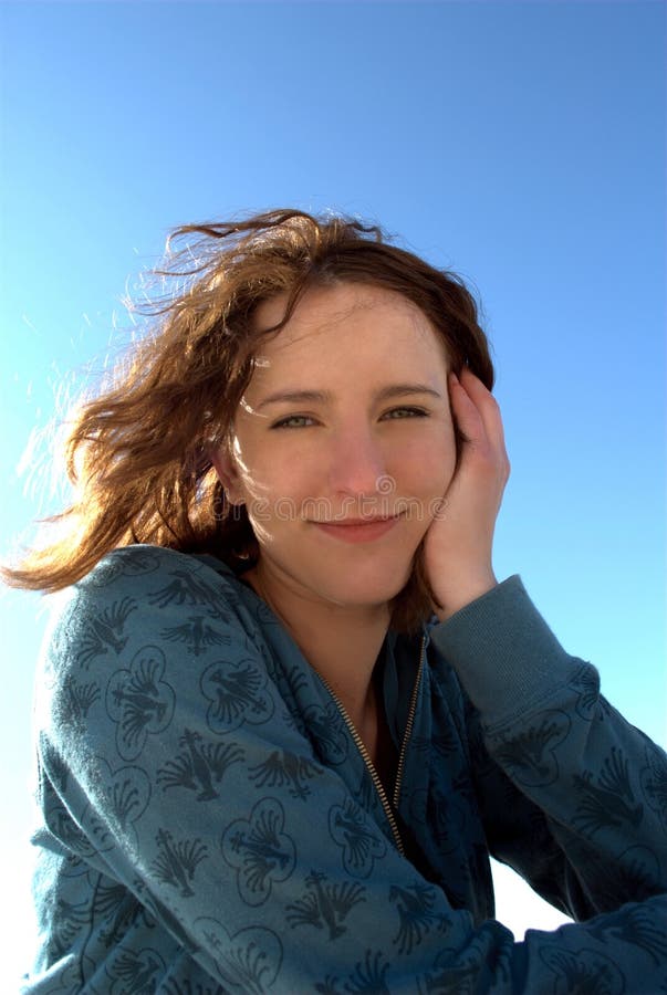 8,772 Woman Brown Hair Beach Stock Photos - Free & Royalty-Free Stock ...