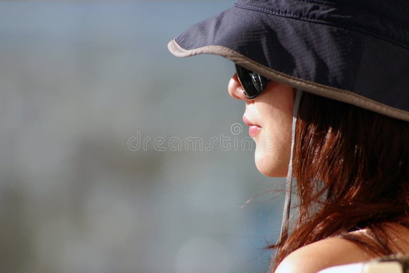 Woman in sunshine stock photo. Image of asian, rest, light - 13252320