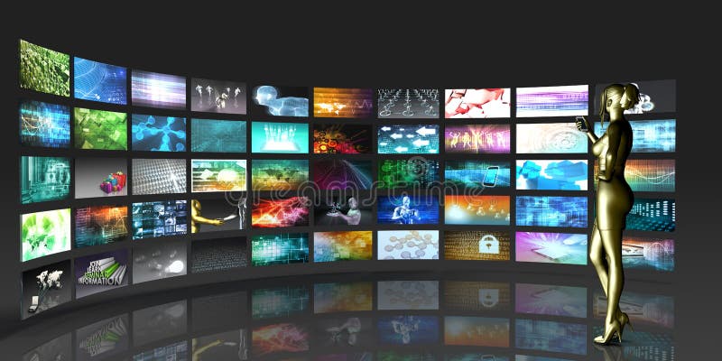 Surfing the Web stock illustration. Illustration of browsing - 13721987