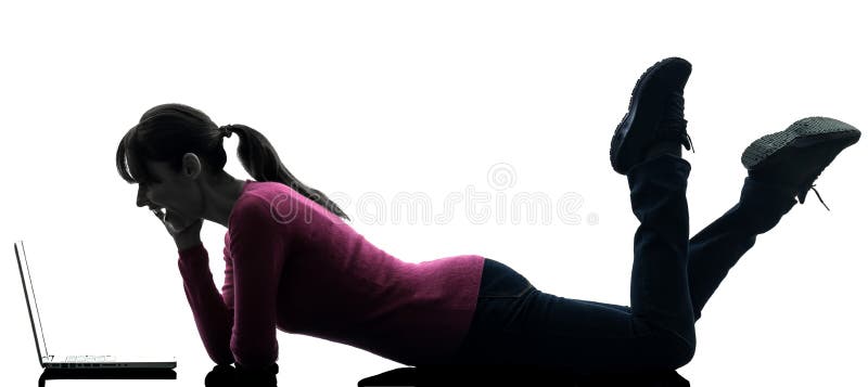 Happy Computing stock image. Image of ethnic, beautiful - 8001395