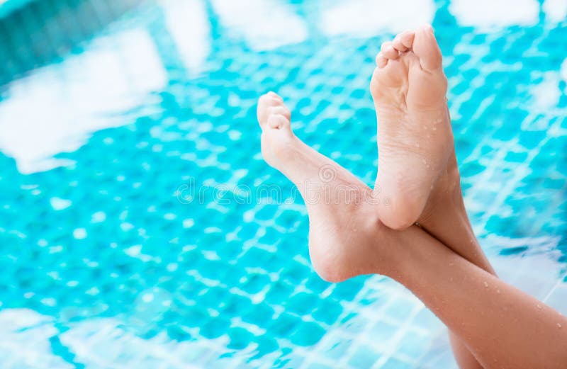 233 Beautiful Feet Toes Swimming Pool Stock Photos - Free & Royalty ...