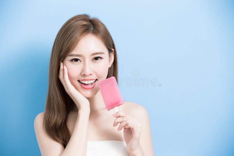 Woman Take Invisible Braces Stock Image - Image of japanese, healthy ...