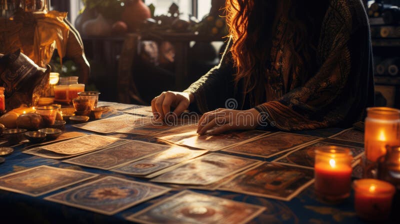 Tarot Reader Woman Stock Illustrations – 199 Tarot Reader Woman Stock ...