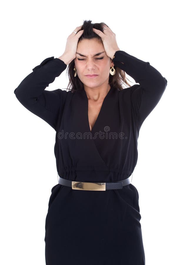 Woman terrible pain stock photo. Image of painful, sensual - 38688606