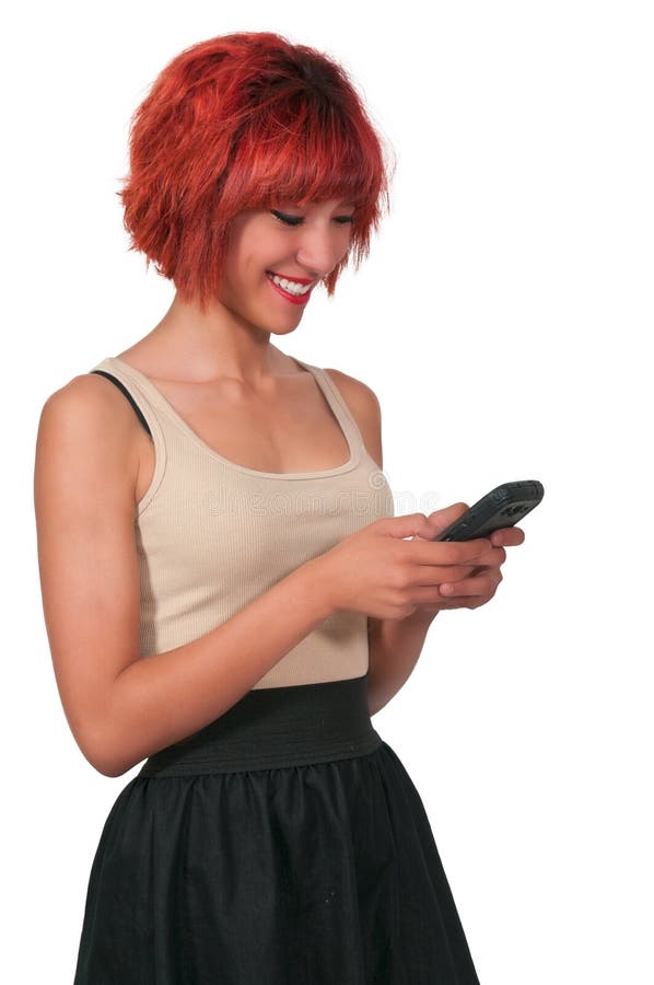 Communicate 5 stock photo. Image of pose, demure, attractive - 416576