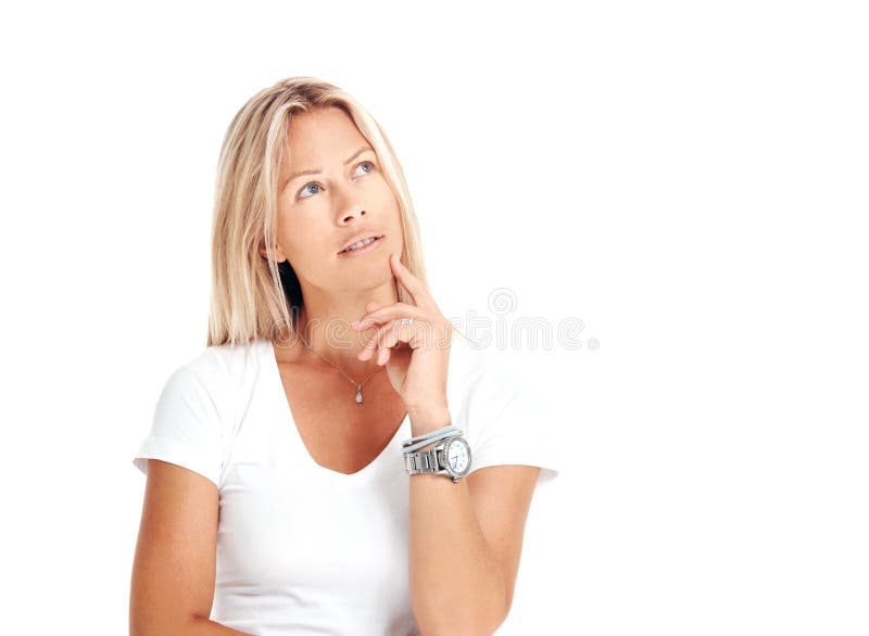 Woman, Thinking and Idea in Studio for Brainstorming, Planning and ...