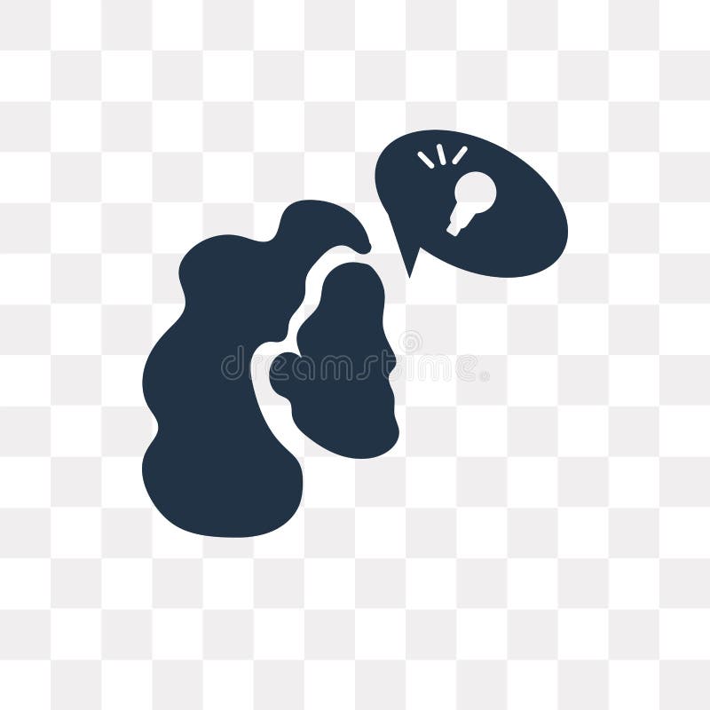 Confused Vector Icon Isolated on Transparent Background, Confuse Stock ...