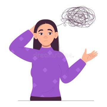 Overthinking Woman Stock Illustrations – 141 Overthinking Woman Stock ...