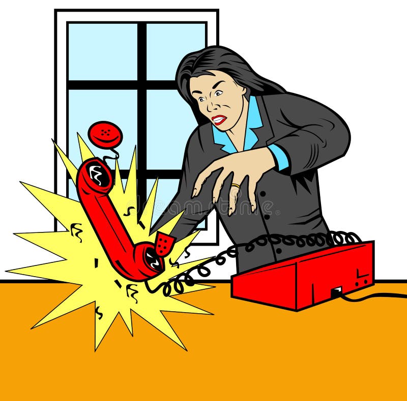 Phone Frustration Stock Illustrations – 883 Phone Frustration Stock ...