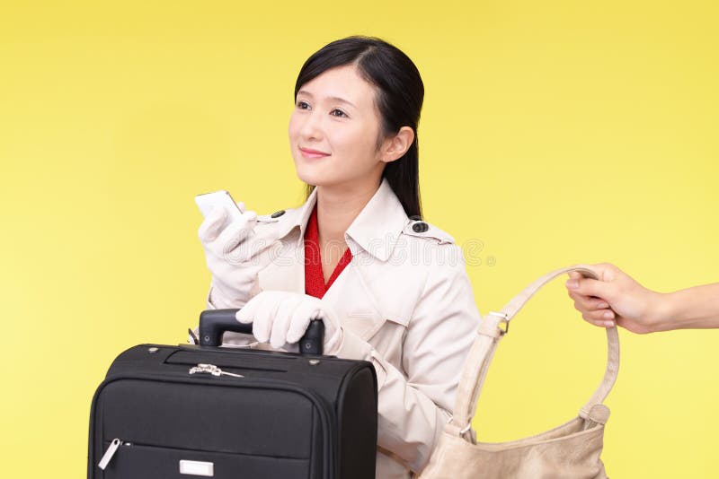 Thief stealing a bag stock photo. Image of filch, japanese - 115011270